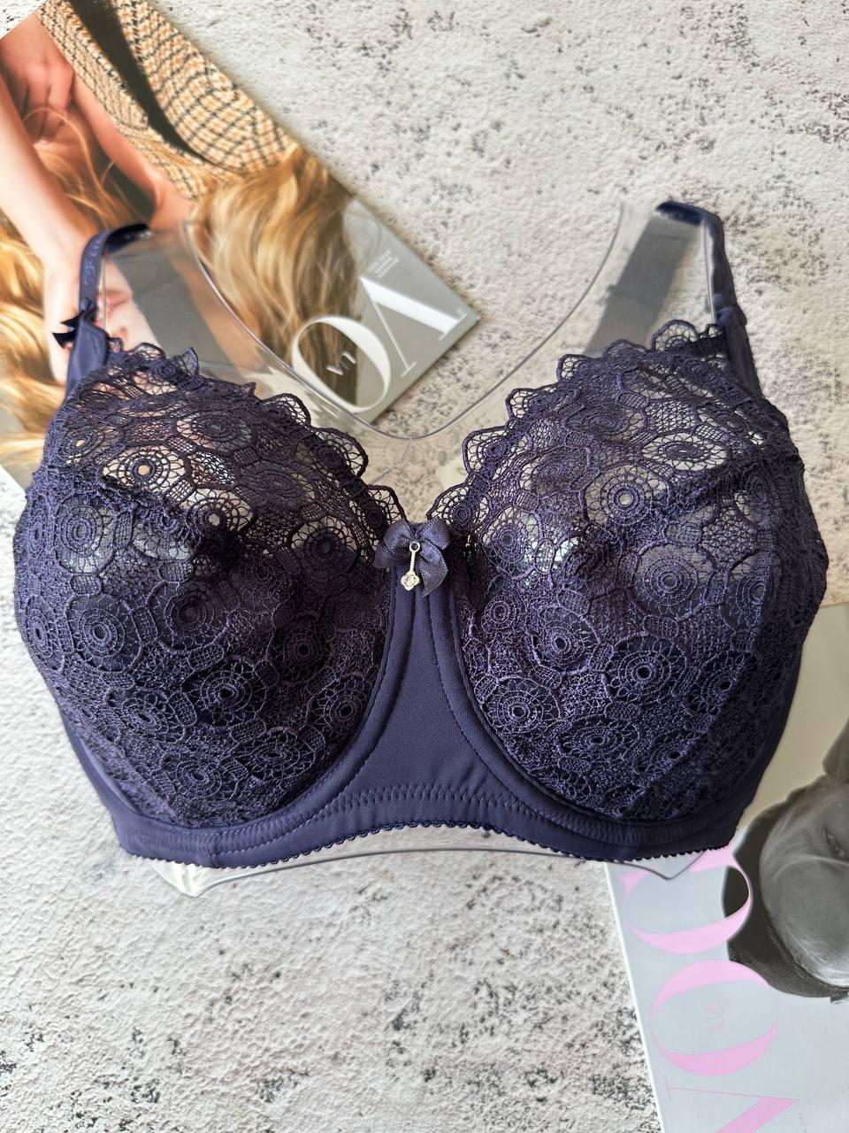 Фіолетовий бюстгальтер великого розміру на чашку G Finikin 100G (ID#2189659321), ціна: 638 ...