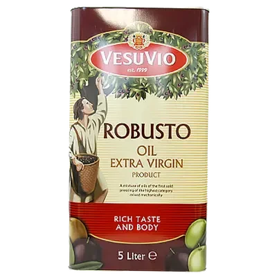 Масло оливковое Vesuvio Robusto Olio Extra Virgin di Olive, 5 л (Италия ...