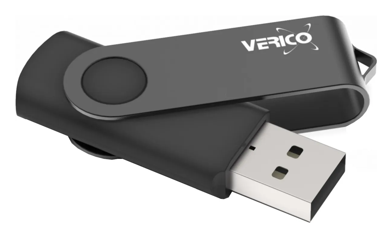 Флешка Verico USB 128GB Flip, Black (ID#2190667870), ціна: 462 ₴, купити на Prom.ua