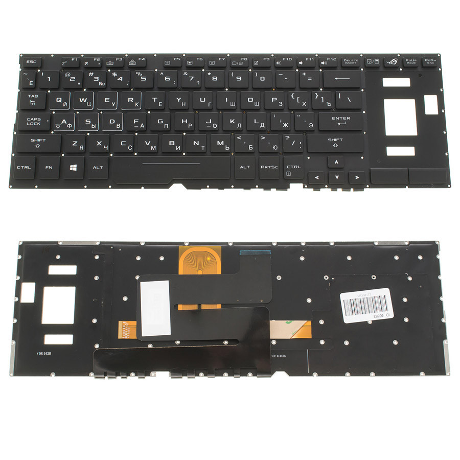 Клавиатура для ноутбука ASUS (GX501 series) rus, black, без фрейма ...
