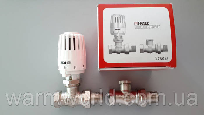 V772363 Термостатический комплект Project (TS-90-V) прямой 1/2" Herz (ID#63619369), цена: 777 ...