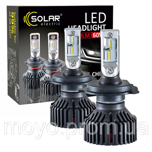 Лампа Solar LED H4 12/24V 6000K 8000Lm 60W ZES (8304) (ID#2191374344 ...