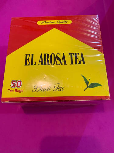 Чай египетский чёрный мелкого помола АросаEl Arosa Tea 50 пакетиков ...