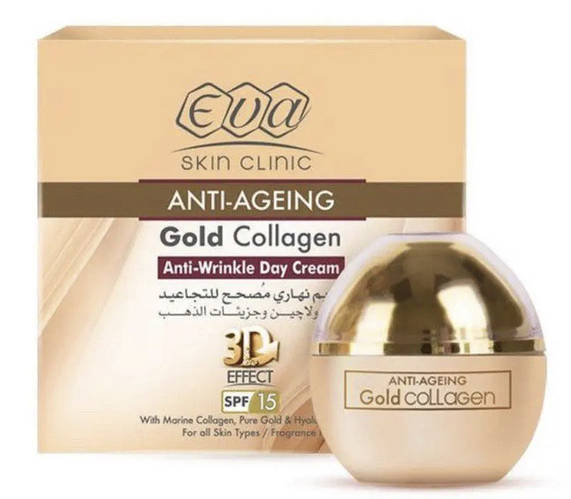 Eva Skin Clinic Anti-Ageing Gold Collagen Anti-Wrinkle Day Cream Денний ...