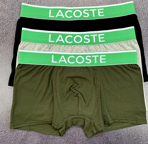 Мужские трусы lacoste оригинал боксеры из хлопка 3 штук,Качественные ...