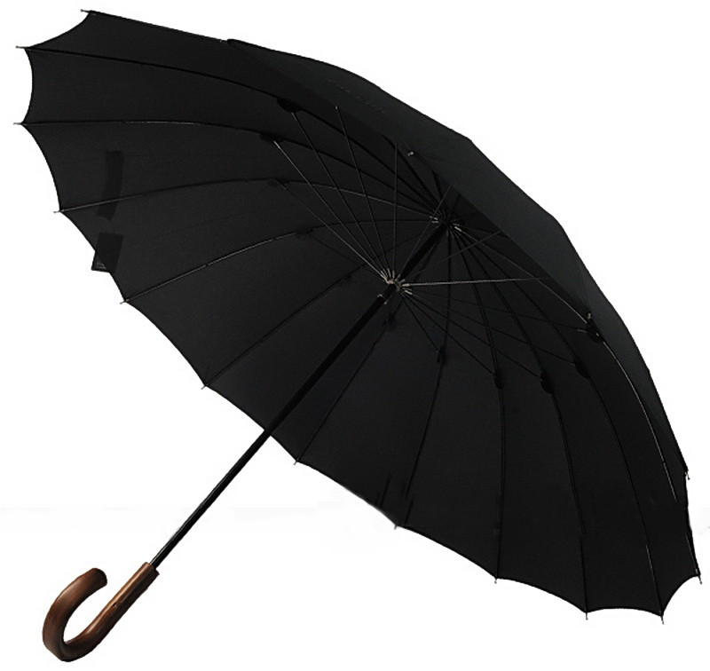 Статусный большой зонт трость BUGATTI, 16 cпиц