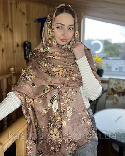 Шарф котоновий квітковий жіночий 170*70 см (ID#2193479687), ціна: 450 ₴, купити на Prom.ua