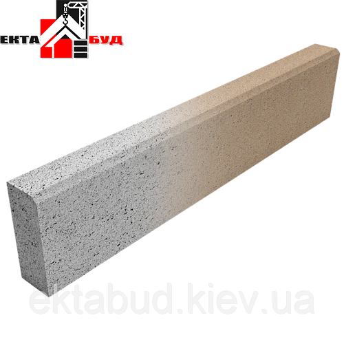 Бордюр парковый 100-20-8 Поребрик тротуарный 1000х80х200 борт садовый ...