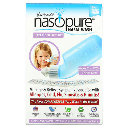 Nasopure, Носовые Wash System, Little Squirt Kit, 1 комплект Львов ...