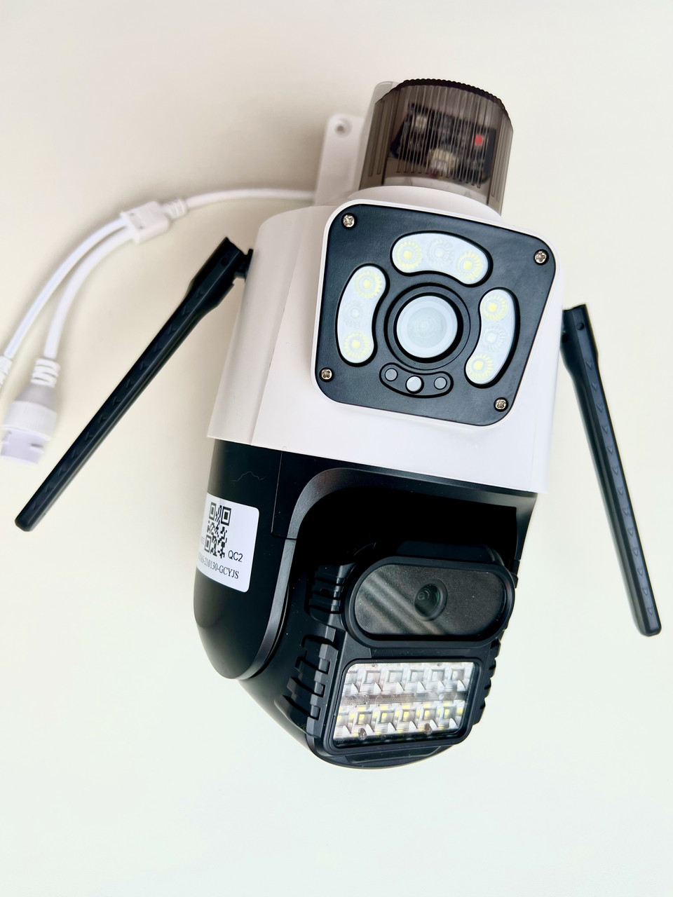 Камера відеоспостереження з WIFI Dual Lens V360 PRO 8MP / Поворотна ...