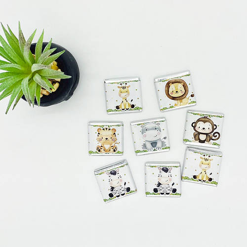 Міні шоколадки в стилі "Сафарі" / 10 штук в наборі (ID#2177699840 ...