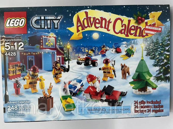 Конструктор Лего Сити Lego City 4428 Адвент новорічний календар Advent ...