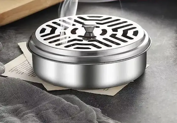 Подставка стальная для спиралей от комаров 14*3 см, фумигатор от ...