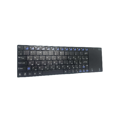 Rii Mini K12 Plus 2.4G Бездротова повітряна клавіатура з сенсорною ...