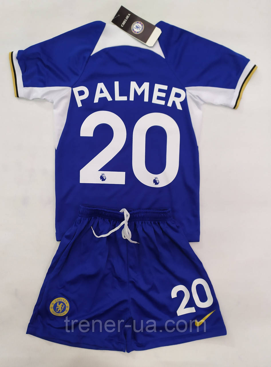 Форма футбольная детская Chelsea Palmer 20 синяя (ID#420668331), цена ...
