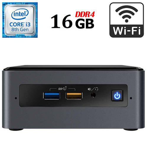 Неттоп Intel NUC NUC8BEB USFF/ Core i3-8109U/ 8 GB RAM/ 250 GB SSD ...