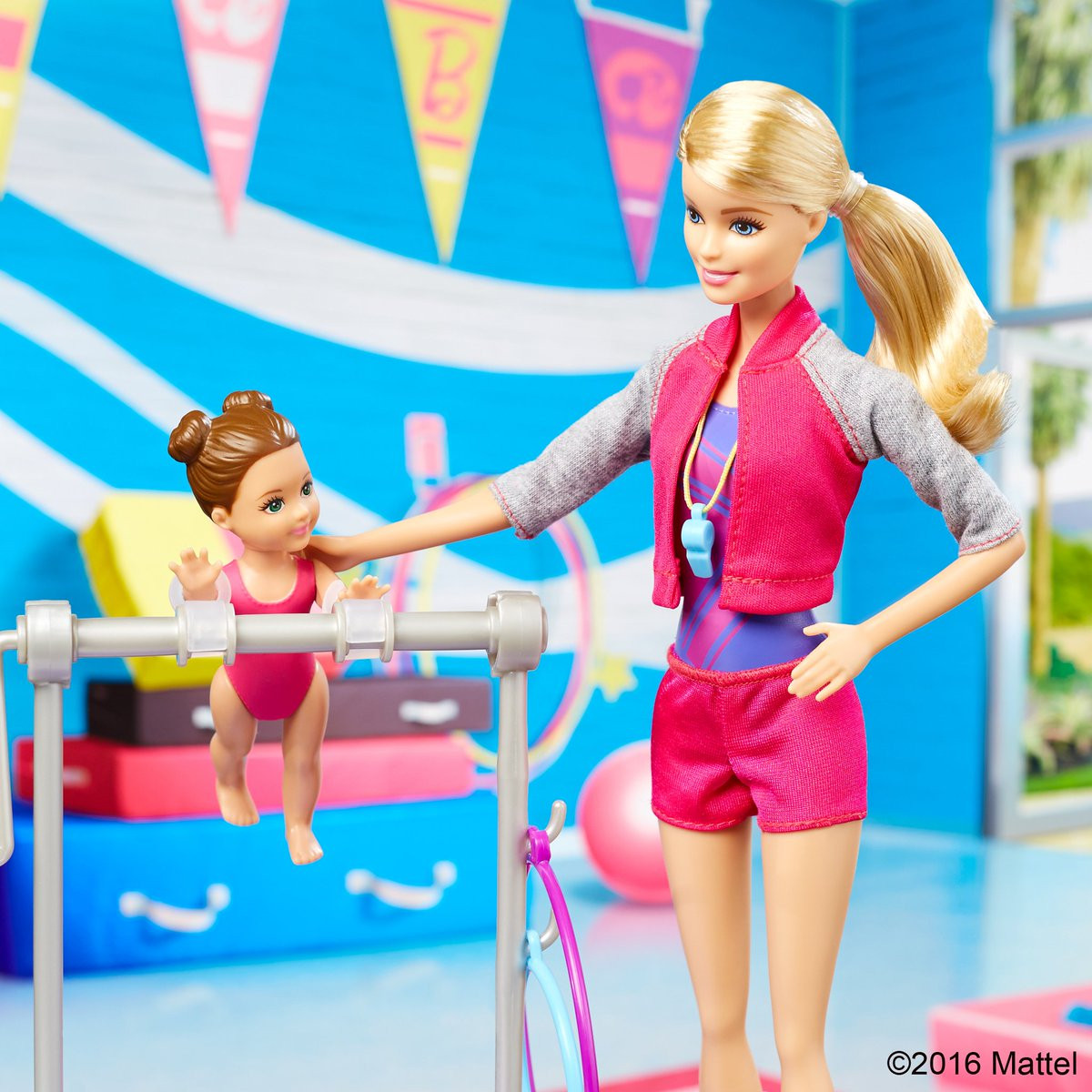 Кукла Барби тренер по гимнастике Barbie Gymnastic Coach Dolls & Playset ...