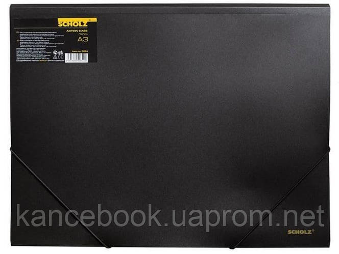 Папка на гум., А3, PP, 550 мкн, чорн, 5064, SOZ (ID#2196292106), ціна ...
