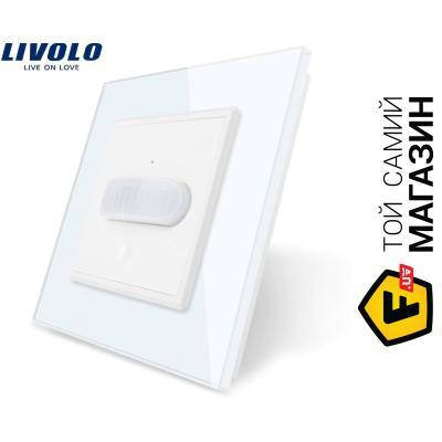 Датчик Livolo Сенсорний вимикач із датчиком руху білий скло (VL-C701RG-11) (ID#2197081597), ціна ...
