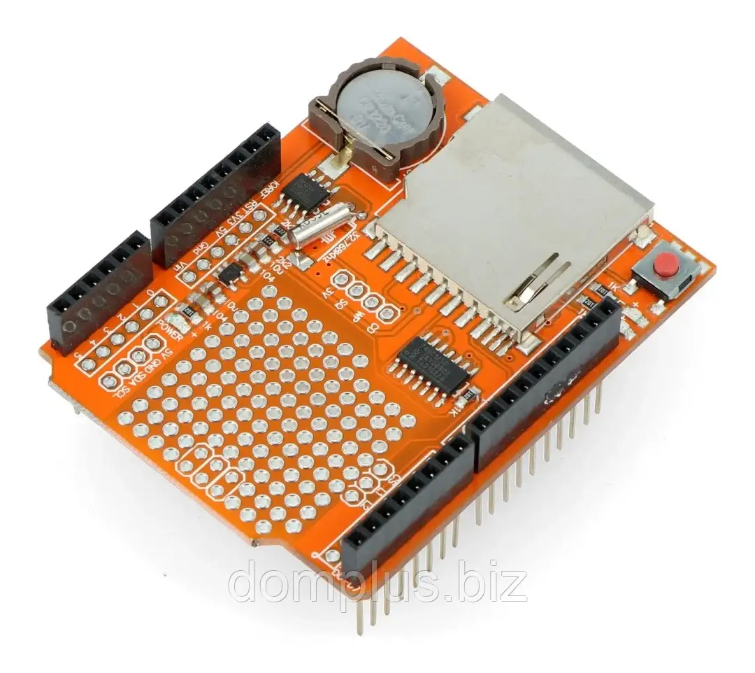 Щит для Arduino DataLogger Shield V1.0 с модулем RTC DS1307 и ...