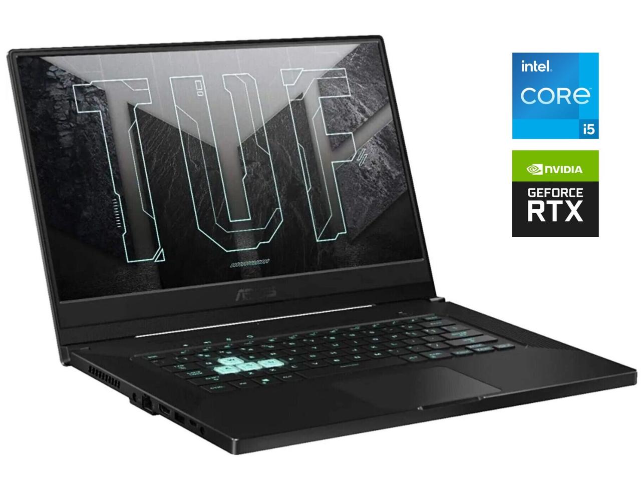 Игровой ноутбук Asus TUF Dash FX516p/ 15.6" 1920x1080/ i5-11300H/ 16GB RAM/ 512GB SSD/ RTX 3060 ...