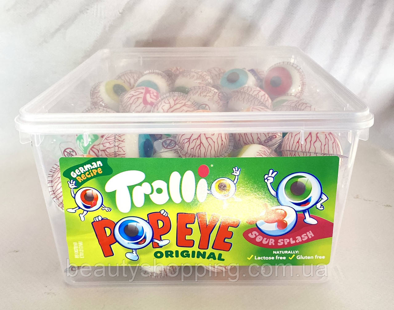Trolli glotzer pop eye Original глаза жевательный мармелад 60 штук ...