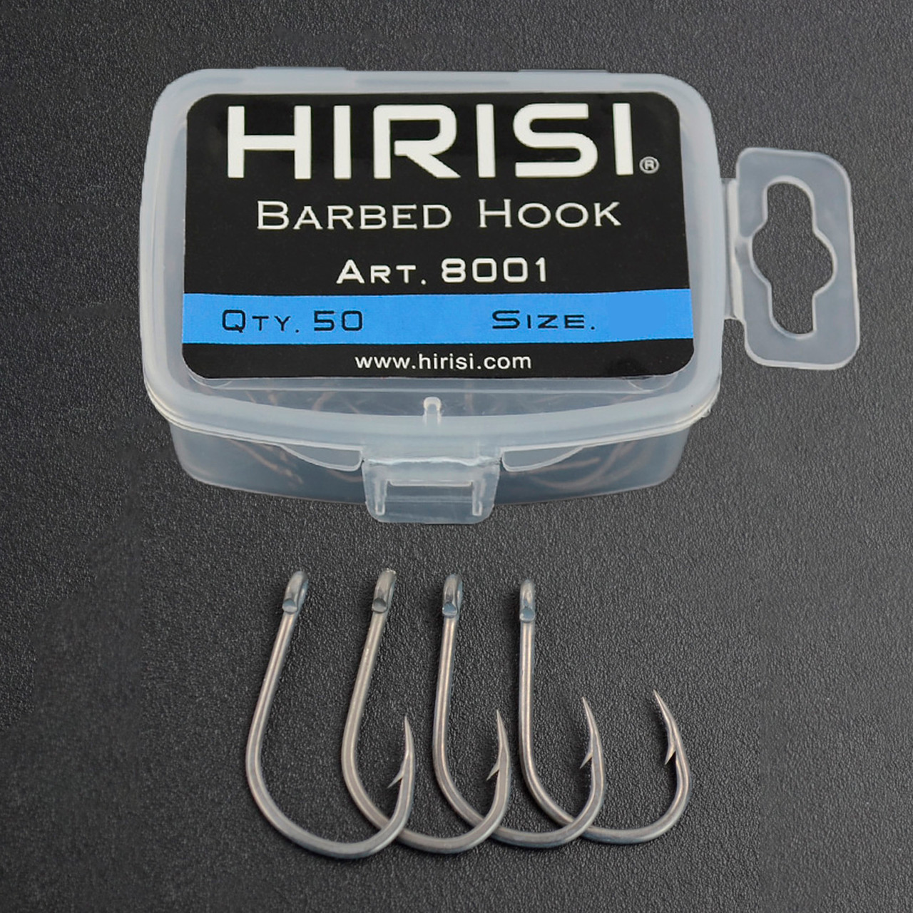 Крючки Рыболовные Hirisi 8001 №6 50шт тефлоновое покрытие, цена: 148.50 ...