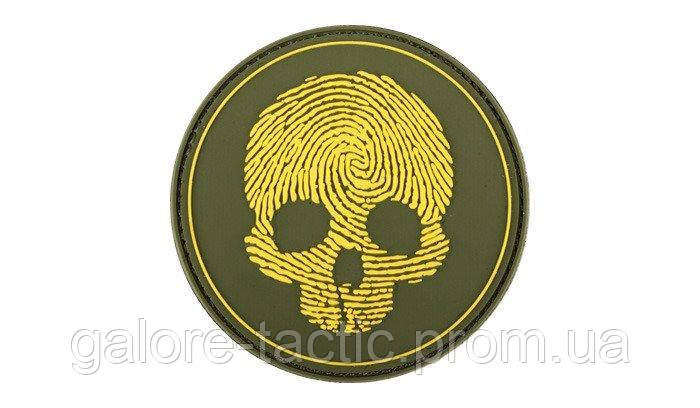 101 Inc. - 3D Patch - Fingerprint Skull - Yellow - 444130-7209, цена ...