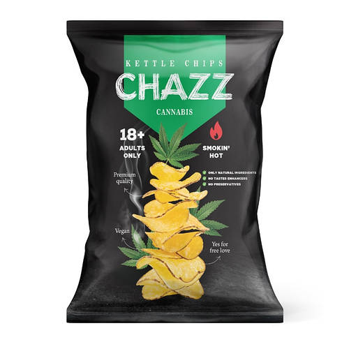 Чіпси Chazz Potato Chips Hemp & Jalapeño Коноплі та Халапеньо 90г (ID ...
