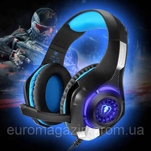 Ігрові Навушники Beexcellent GM-1 Blue (DT) УЦІНКА (ID#2200050794 ...