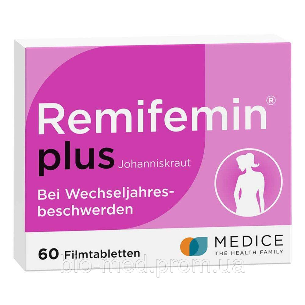 Remifemin Plus — пом'якшення симптомів менопаузи, 60 таб.: продаж, ціна ...