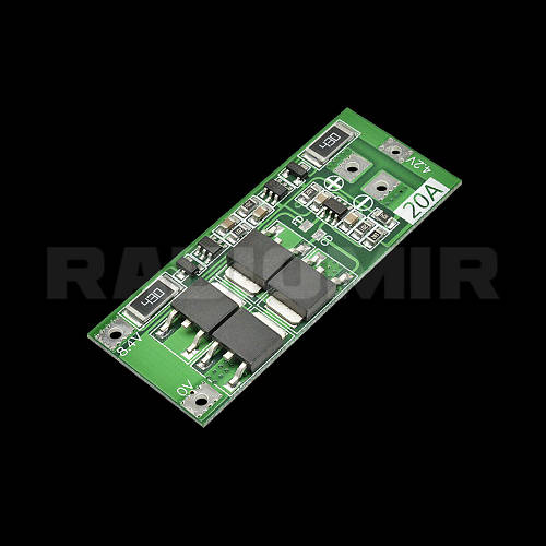 BMS контролер 2S 20A для Li-Ion акумляторів з балансуванням (ID ...