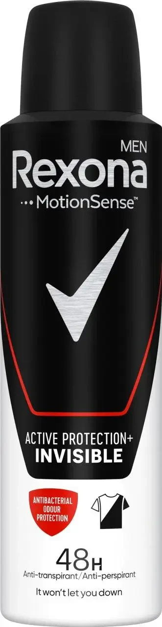 Дезодорант-антиперспирант Rexona Men Active Protection+ Invisible, 150 ...