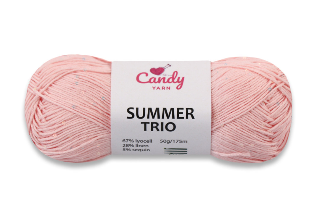 Candy-Yarn Summer Trio, Пудра No10 - купити інтернет-магазин товарів для рукоділля Україна. Опт ...