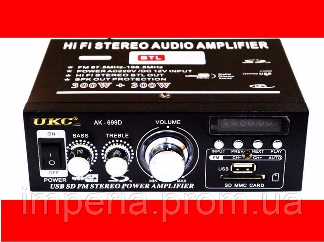Усилитель Звука AK-699D FM USB 2x180 Вт (ID#2203111281), цена: 567 ...