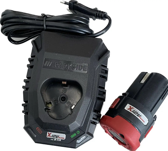 Акумулятор PARKSIDE PAPK 12 A4 2 Ah та зарядний пристрій для ...