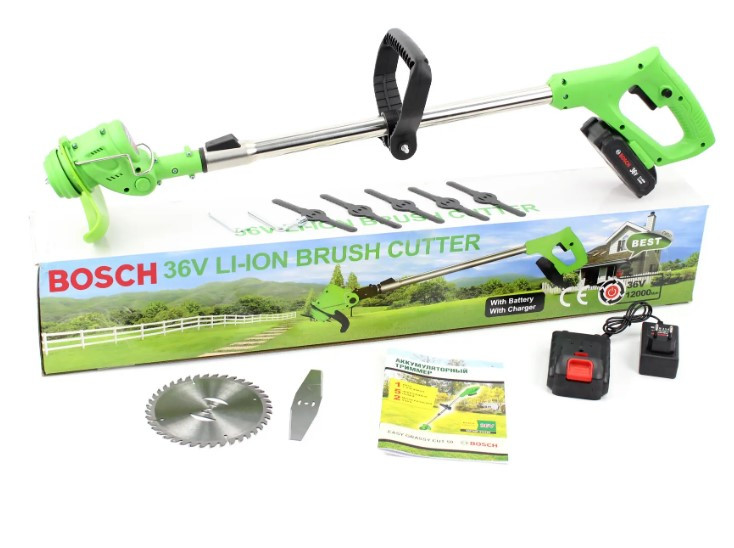 Аккумуляторный триммер Bosch EASY GRASSY CUT 500 (36V, 5AH) АКБ триммер ...