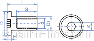 Гайка Эриксона М6х12 Мм Белая Стальная — Купить Недорого на Bigl.ua ...