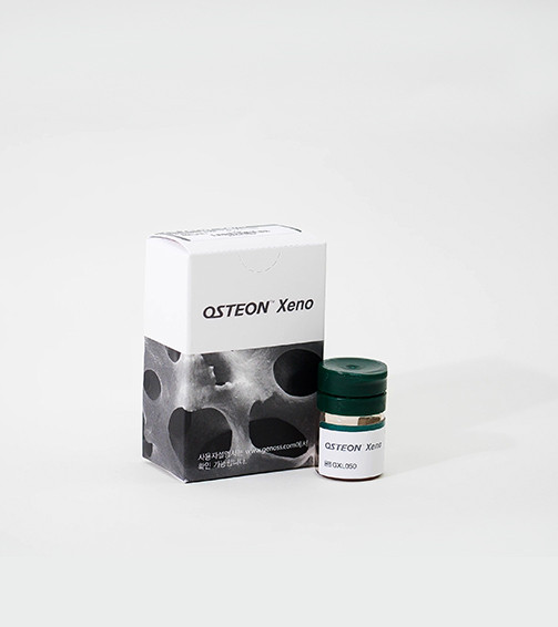 Osteon Xeno № GXL100, флак. 1.0г, разм.= 1.0-2.0мм; объем= 3.0 куб.см - Костный материал (Genoss ...