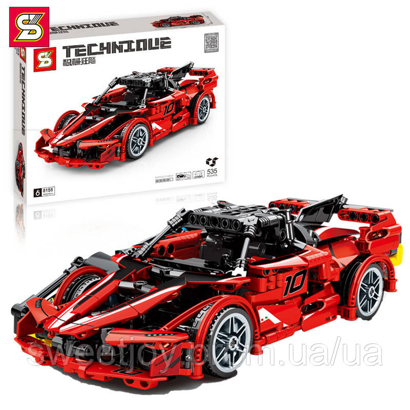 Конструктор машина SY Block 8155, 535 деталей, інерція (ID ...
