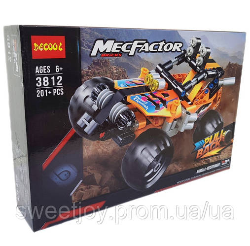 Конструктор инерционный Decool 3812 Пустынный Багги, 201 деталь (ID#2206164689), цена: 530 ...
