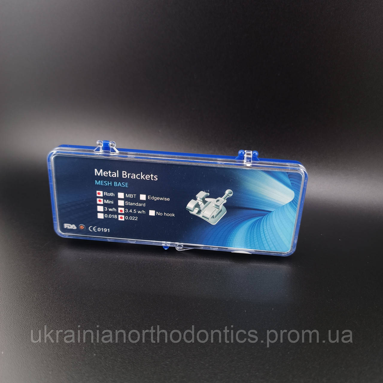 Брекеты лигатурные металлические Series A mini Roth 022 3/4/5 hook ...