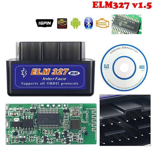 Автосканер elm327 версия v1.5 диагностический сканер адаптер для авто автосканер obd2 elm327 v1 ...