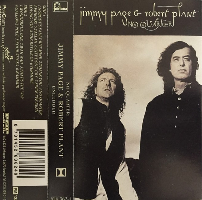 Каcсета Jimmy Page, Robert Plant No Quarter (MC, Album, Stereo, Cassette) (ID#2207249383), цена ...