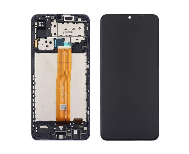 Дисплей для Samsung M127F Galaxy M12 (2021) з чорним тачскрином та ...