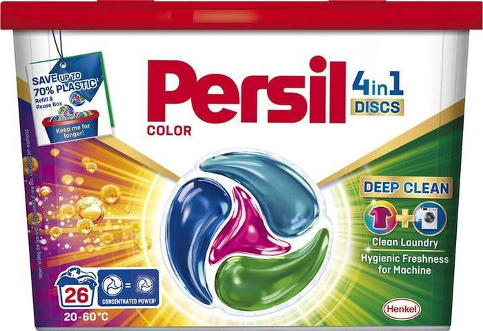 Диски для прання Persil 4in1 Discs Color Deep Clean 26 шт ...