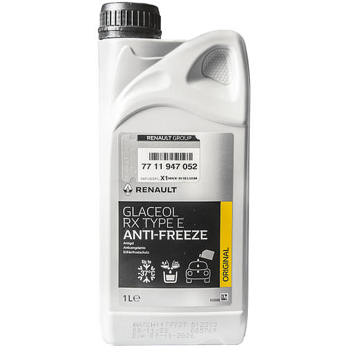 Renault Glaceol RX Type E синій, 1 л (7711947052) концентрат антифризу ...