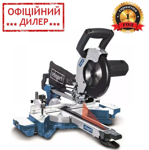 Пила торцовочная Scheppach TLT HM90MP 5901219901 (2 кВт, 216х30 мм, протяжка) Торцовка сетевая ...