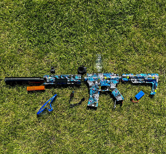 Игрушечный автомат M4A1 G5136 стреляющий шариками орбиз, Гель бластер ...