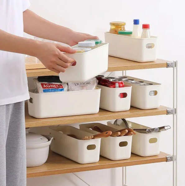 Пластиковий органайзер для дрібниць набір органайзерів 8шт для столового приладдя канцелярії та